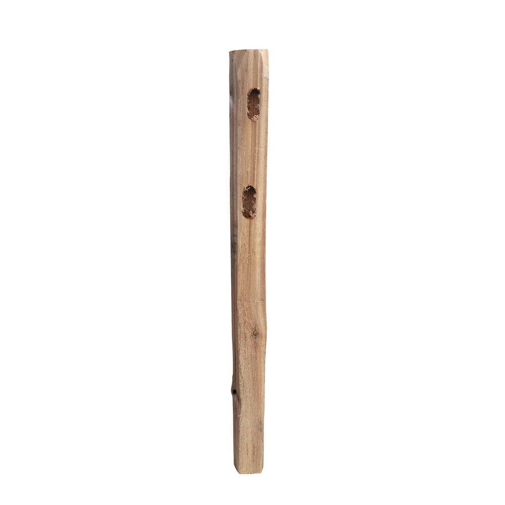 2-Rail Split Rail End Post — CascadeSupply