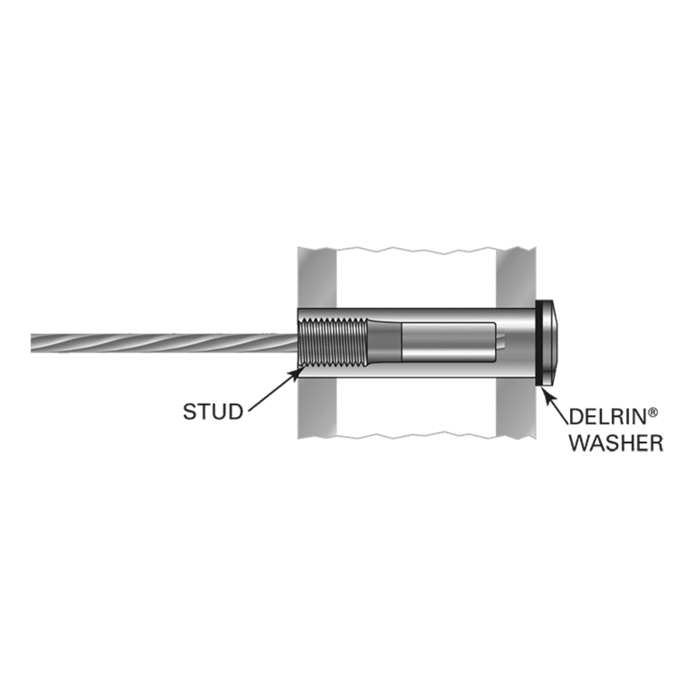 Ultra-Tec Stainless Steel Invisiware Receiver- Size Options – CascadeSupply